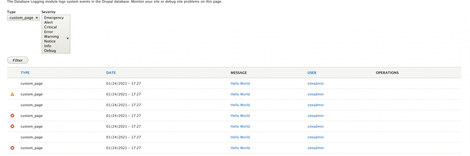 Logging stuff in Drupal 7/8/9 | Blog | Alan Saunders - Carlisle Drupal ... Logging stuff in Drupal 7/8/9 | Blog | Alan Saunders - Carlisle Drupal ...